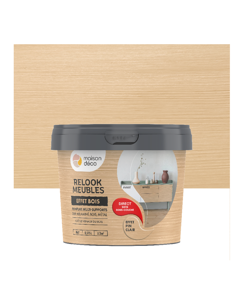 Kit peintures meubles | Peinture effet bois | Maison Déco