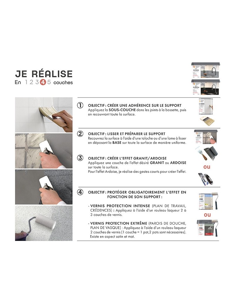Effet ardoise|Enduit de rénovation décoratif | Maison Déco