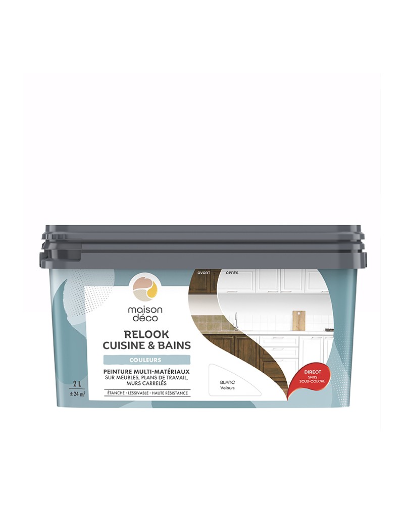 Relook Cuisine et Bains Couleurs | Peinture Cuisine et Bains | Maison Déco