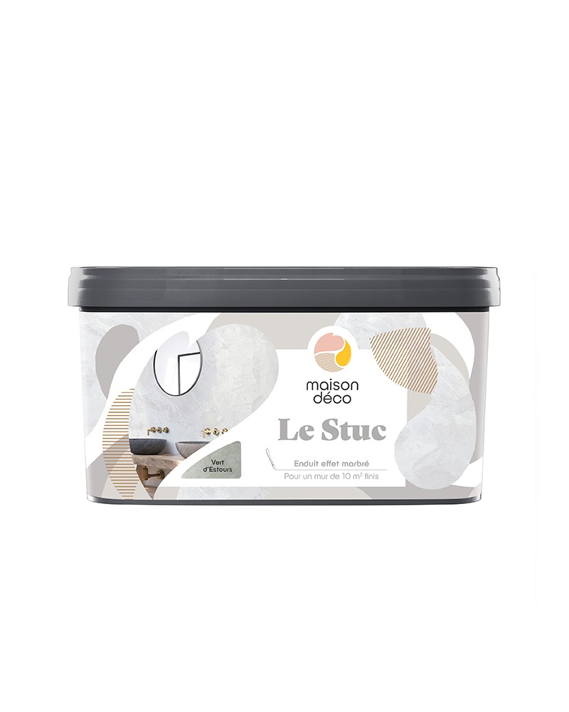 Le Stuc Vert d'Estours | Peinture à base de chaux effet marbré | Maison ...