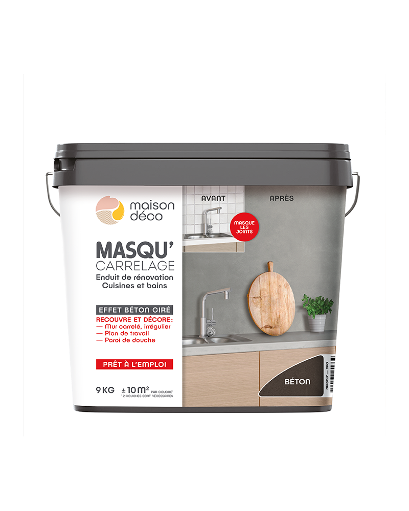 Masqu'carrelage et mur | Enduit de rénovation | Maison Déco