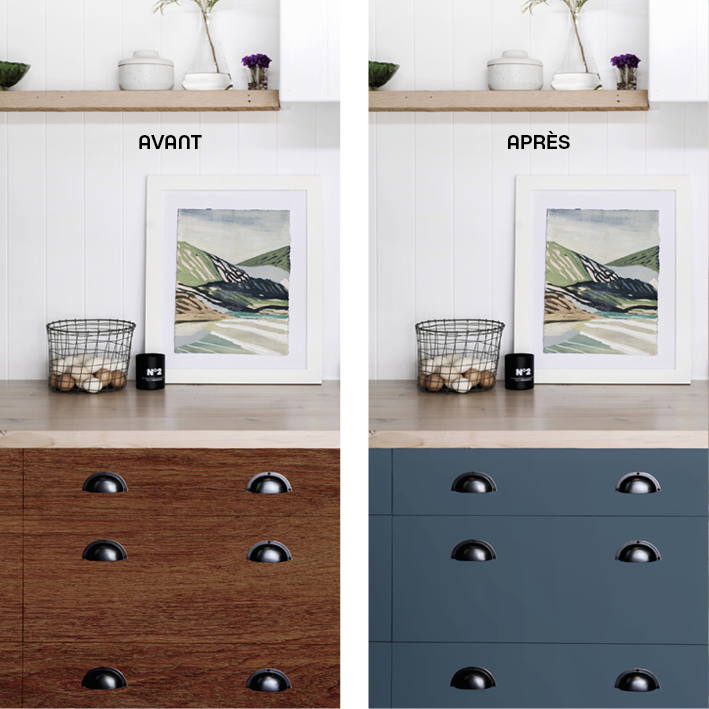Relook meubles Couleurs Bleu Indigo | Peinture meuble | Maison Déco