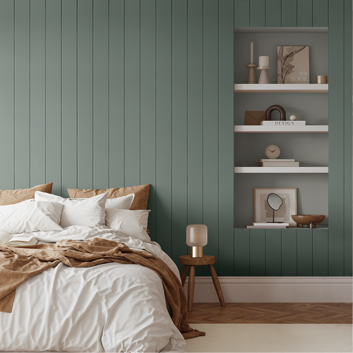 Relook Bois Couleurs Vert cèdre | Peinture bois intérieur | Maison Déco