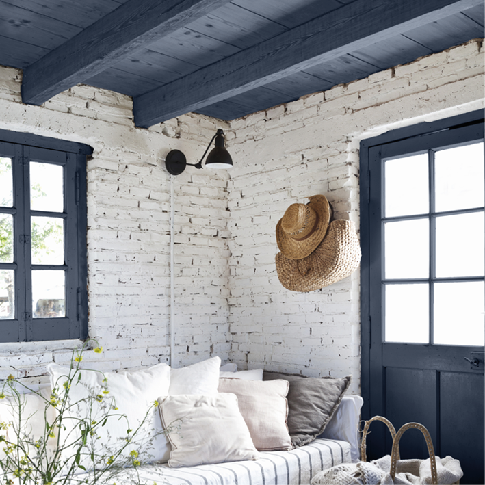 Relook Bois Couleurs Bleu marine | Peinture bois intérieur | Maison Déco