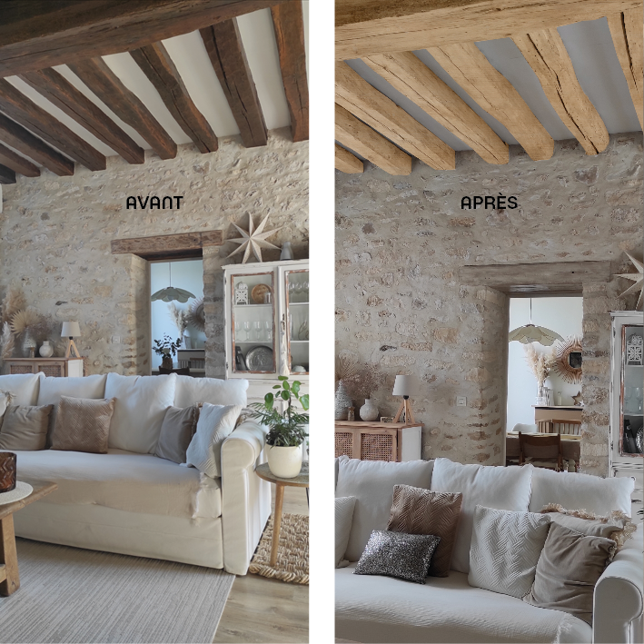 Relook Bois Avant Apres